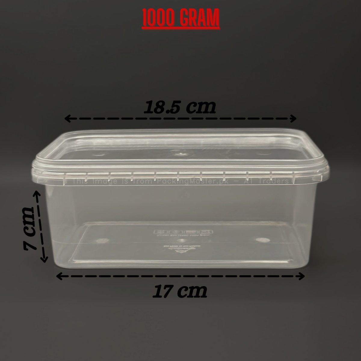 Clear Plastic Food Container | Takeaway Packaging | PackingMaster.pk